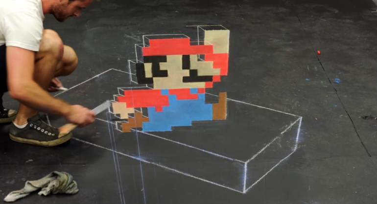 Viral Video Friday: Super Mario 3D Art – Retrenders