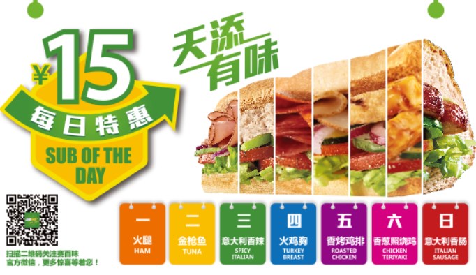 Chinese Subway Ad – The Lobster Salad Sandwich – Retrenders
