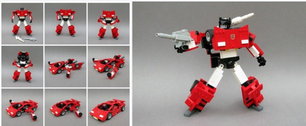 Custom LEGO Transformers Sideswipe – Retrenders